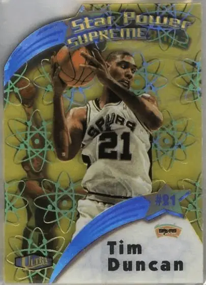 Most Valuable Tim Duncan Rookie Cards